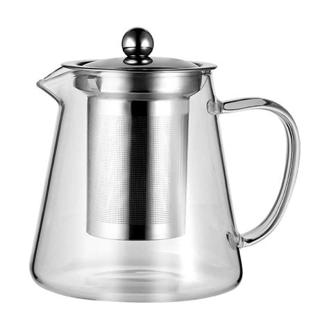 Jual Teko Kaca Tahan Panas Bening Murah Teko Teh Saringan Teh Teko Kaca