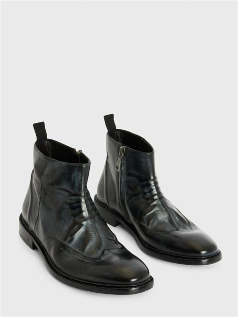 John Varvatos Fleetwood Boots In Black For Men Lyst