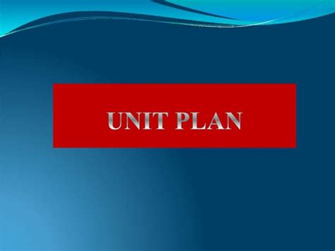 Course Plan Andunit Plan Pptx