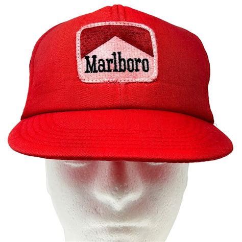 Marlboro Marlboro Cigarettes Patch Vintage 80s Trucker Hat Usa Made