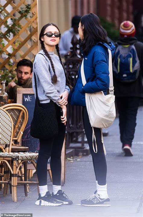 Olivia Rodrigo Puts On A Casual Display In Gray Sweater And Black