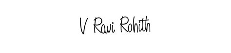 92 V Ravi Rohith Name Signature Style Ideas Amazing Online Autograph