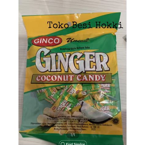 Jual Permen Ginger Coconut Candy Bonbon Jahe Permen Jahe Shopee