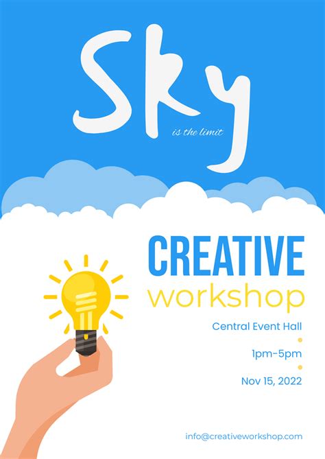 Creative Workshop Poster Poster Template