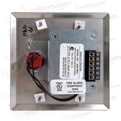 Simplex 4098 9842 Duct Control Station