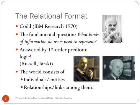 ppt pseudo likelihood for relational data powerpoint presentation