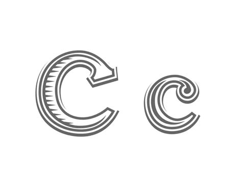 Gothic Letter C Vector Images Depositphotos