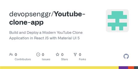 Github Devopsenggryoutube Clone App Build And Deploy A Modern Youtube Clone Application In