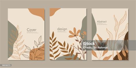 손으로 그린 꽃 장식이 있는 책 표지 모형 레이아웃 디자인 추상적인 식물 배경 A4 사이즈 노트북 플래너 브로셔 책 카탈로그용 0명에 대한 스톡 벡터 아트 및 기타 이미지