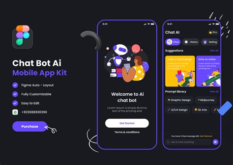 Chat Bot Mobile App Figma