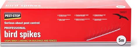 Pest Stop Professional Bird Spikes Humane Bird Deterrant Protect
