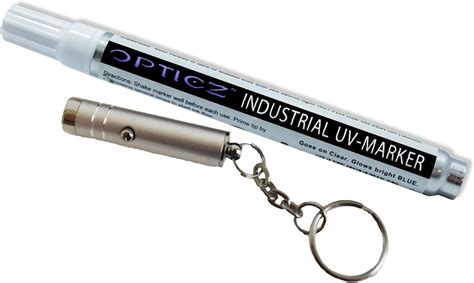 Industrial Uv Marker With Blacklight Reactive Invisible Blue Ink In
