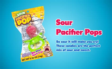Sour Pacifier Pops Bulk Sour Pacifier Lollipops Individually Wrapped Candy