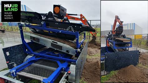 Demovideo Mobiele Grondzeef Op Trailer Youtube