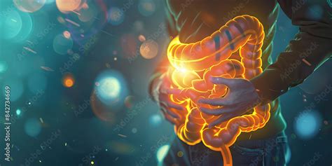 Crohns Disease The Abdominal Pain And Diarrhea Visual Xray Of Person
