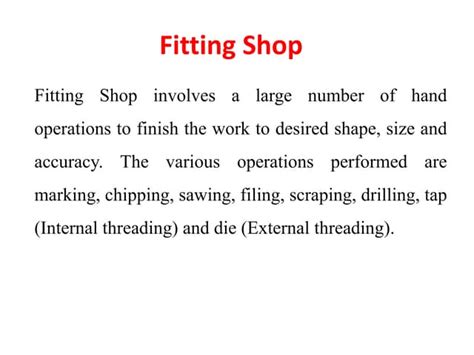 Engineering Fitting Workshop Holding Measuring Marking Finishing Striking And Power Tools Pdf