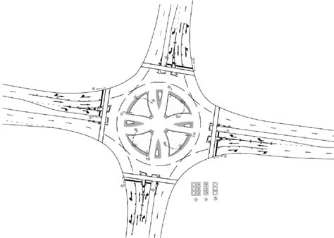 29 Conceptual Layout Of A Cut Through Roundabout Download Scientific Diagram
