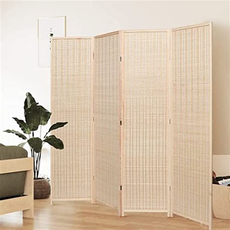 Ogcau Room Divider Screen 6ft Room Separators Divider Wall Privacy