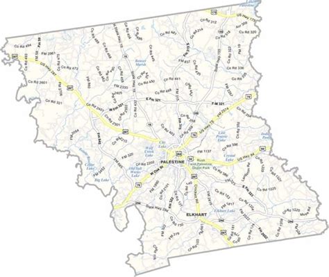 Bowie County Map Texas Us County Maps