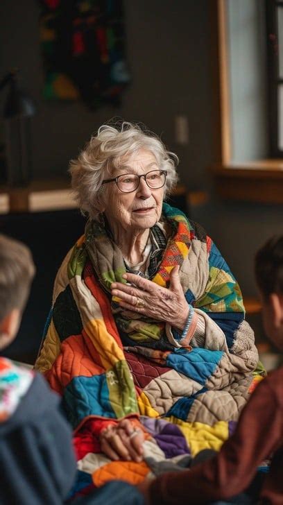 Free Elderly Woman Storytelling Image Download At Stockcake