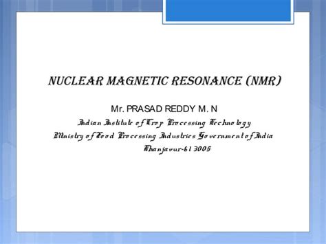Nmr Spectroscopy Spin Spin Coupling Splitting Multiplicity N1