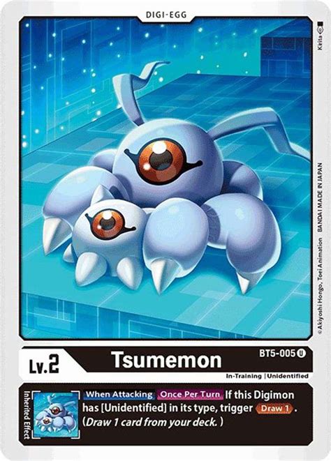 Digimon Battle Of Omni Uncommon Tsumemon Bt5 005