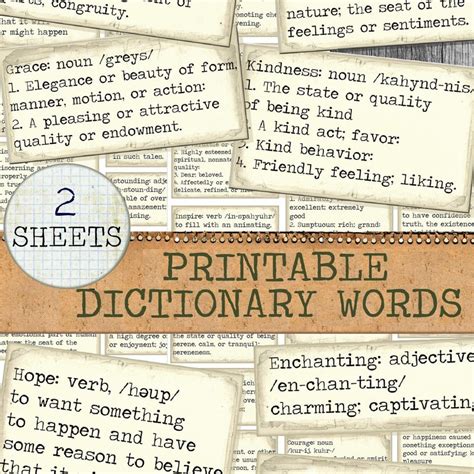 Dictionary Font Etsy