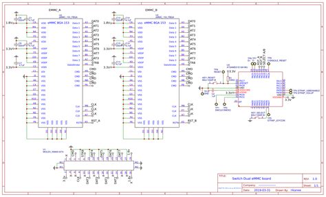Switch Dual Emmc Pcb Oshwlab