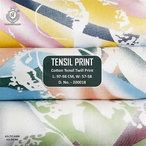 Tensil Print Cotton Tencil Twill Print 58 Inches At Rs 101 Meter In New Delhi