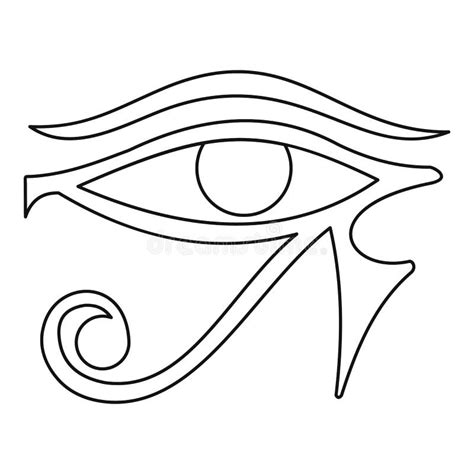Egyptian Eye Of Ra Tattoo Designs Sketch Coloring Page