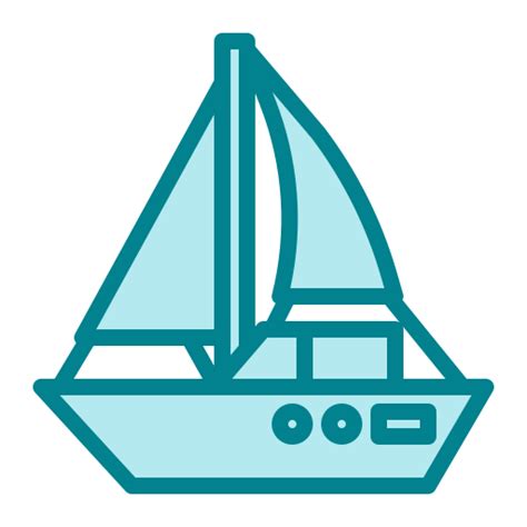Sailboat Free Transportation Icons