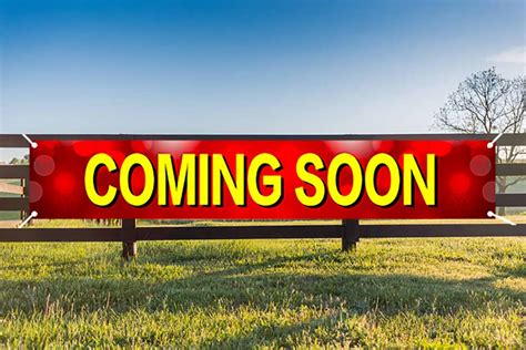 Store Coming Soon Sign