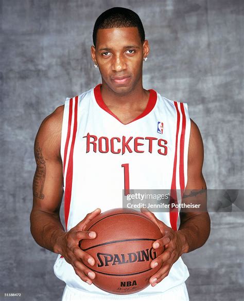 Tracy Mcgrady Of The Houston Rockets Poses For A Portrait During A
