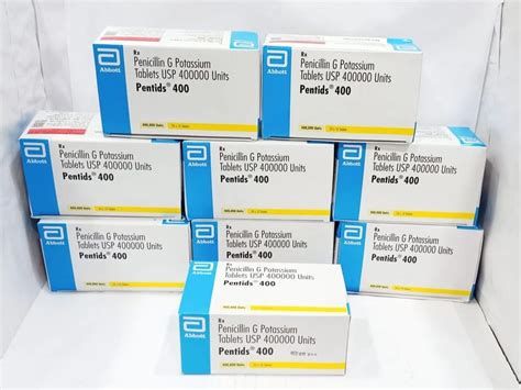 Penicillin G Potassium Tablet 400 Mg 400000 Iu At ₹ 25 Stripe In