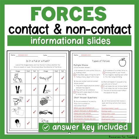 Contact And Non Contact Forces Resources For Teaching Australia
