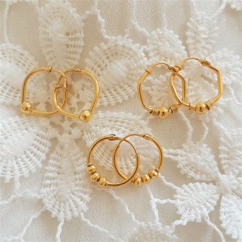 Jual Anting Ring Emas Muda 12 Gr Shopee Indonesia