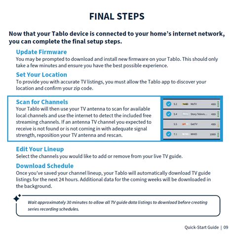 4th Generation Tablo Quick Start Guide Tablo