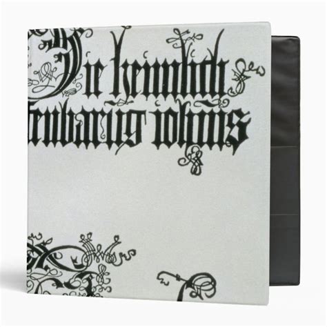 Inscriptions In Gothic Script Binder Zazzle Gothic Script Script