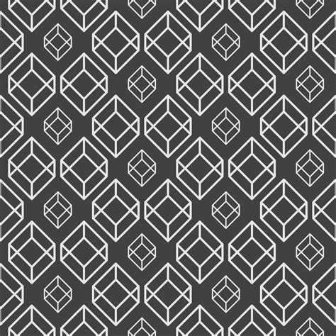 Geometric Simple Cube Seamless Pattern 9735057 Vector Art At Vecteezy