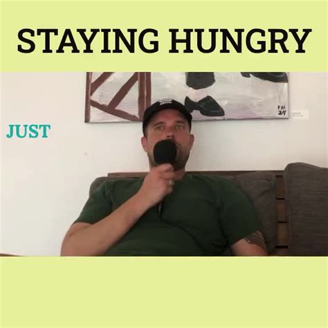 Rob Jager Van Duren On Linkedin Some Thoughts I Shared About Staying Hungry