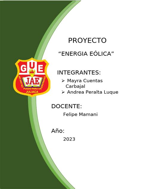 Caratula Proyecto Pdf