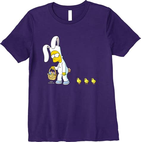 Jersey The Simpsons Bart Easter Egg Bunny T Shirts Tees Design