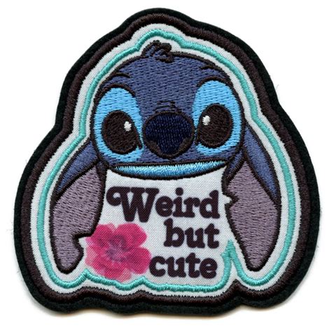 Lilo And Stitch Patch Weird But Cute Embroidered Iron On Patch Collection