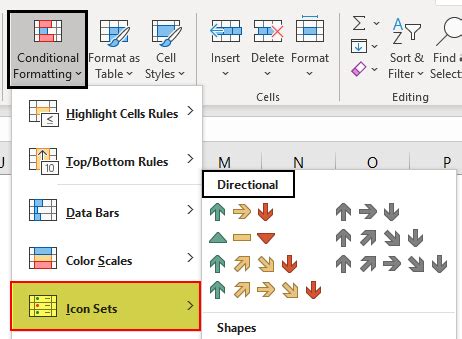 Icon Sets In Excel How To Use Excel Icon Sets With Examples