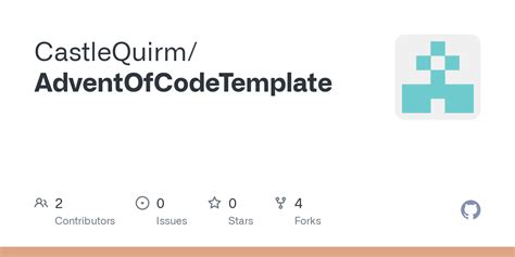 Github Castlequirmadventofcodetemplate