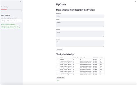 GitHub Ceviche11 PyChain Ledger