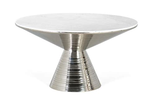 Table Basse Plateau Marbre Base Métallique élégance Intemporelle