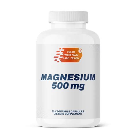 Magnesium 500 mg - Premier Private Label CPG Nutraceuticals | Next Day ...