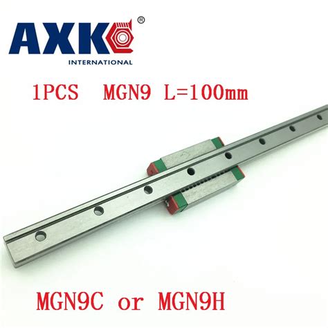 9mm linear guide mgn9 l 100mm linear rail way mgn9c or mgn9h long linear carriage for cnc x y