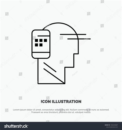 Communication Connected Human Mobile Mobility Line Stock Vector Royalty Free 1465343687